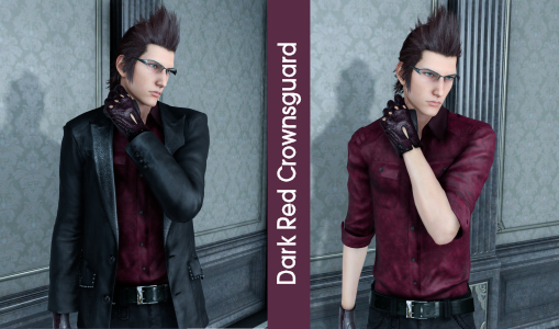 Dark Red Ignis Crownsguard Fatigues - Final Fantasy XV Mods - CurseForge