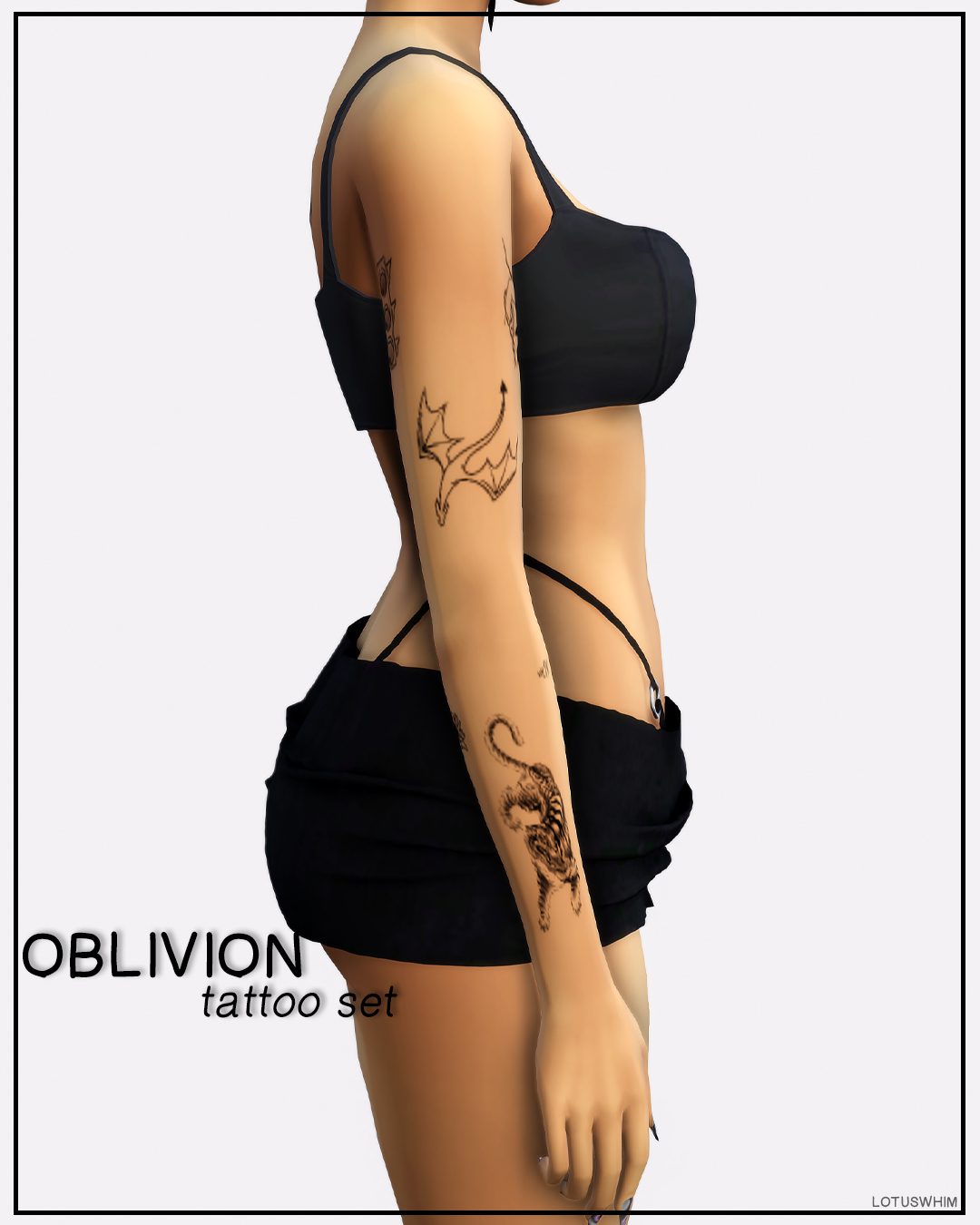 Oblivion Tattoo Set - The Sims 4 Create a Sim - CurseForge