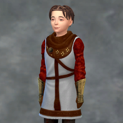 TSM Commoner Long Tunic Leather Dagger/No Dagger - The Sims 4 Create a ...