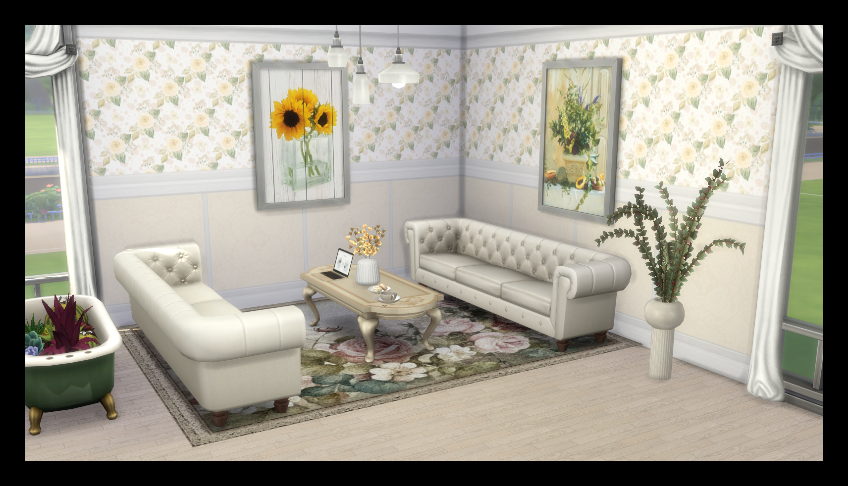Vintage Floral Rugs 4X3 - The Sims 4 Build / Buy - CurseForge