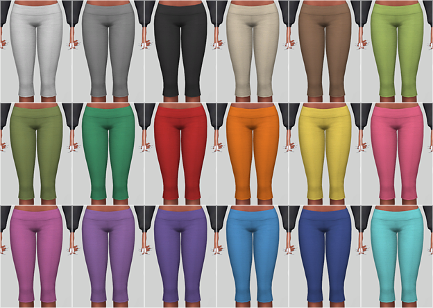 [Veranka] Comfy Capris - Screenshots - The Sims 4 Create a Sim - CurseForge