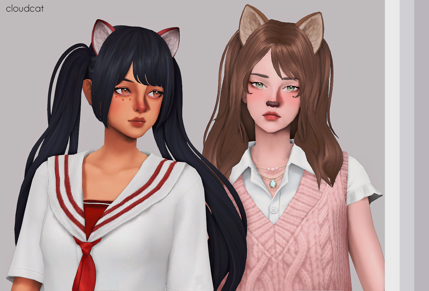 No Bite - Wolf ears and noses - The Sims 4 Create a Sim - CurseForge