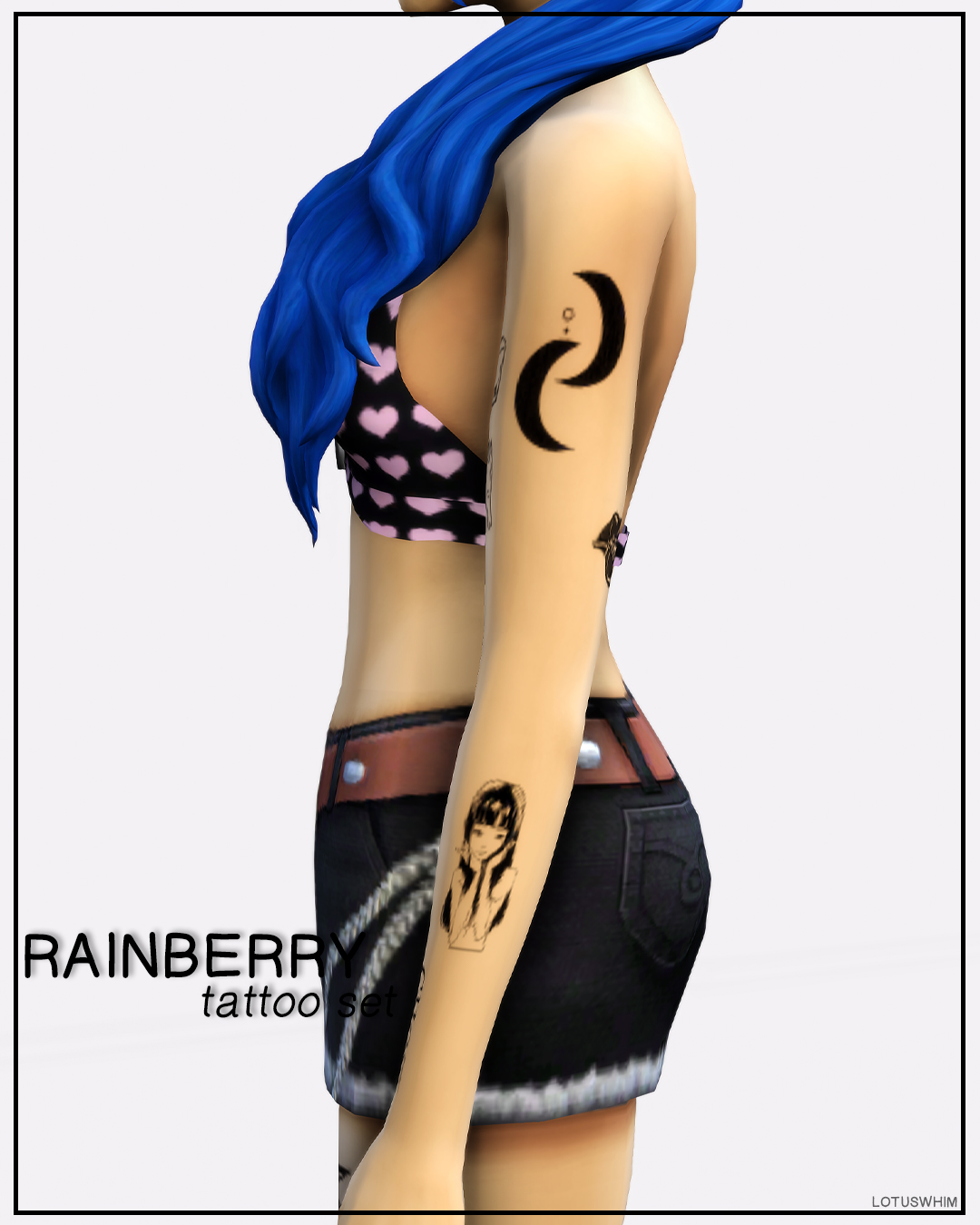 Rainberry Tattoo Set - The Sims 4 Create a Sim - CurseForge