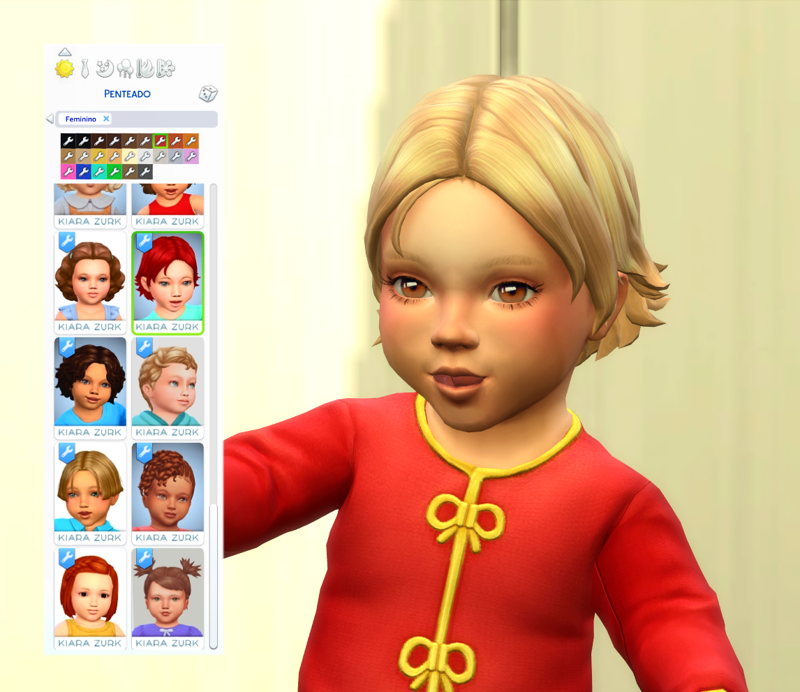 Sharon Hairstyle for Infants - Gallery - The Sims 4 Create a Sim ...