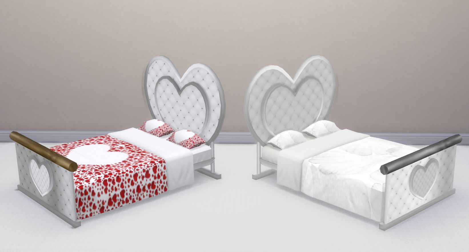 The Iconic Heart Bed, renovated - Gallery - The Sims 4 Build / Buy ...