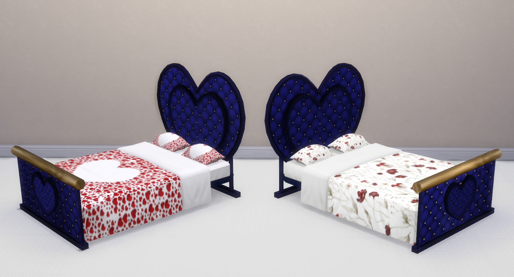 The Iconic Heart Bed, renovated - Gallery - The Sims 4 Build / Buy ...