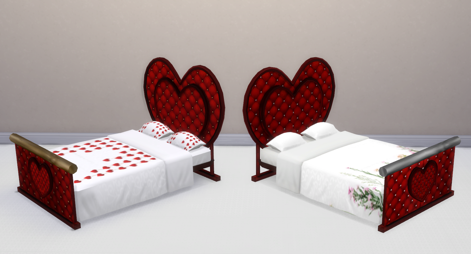 The Iconic Heart Bed, renovated - Gallery - The Sims 4 Build / Buy ...
