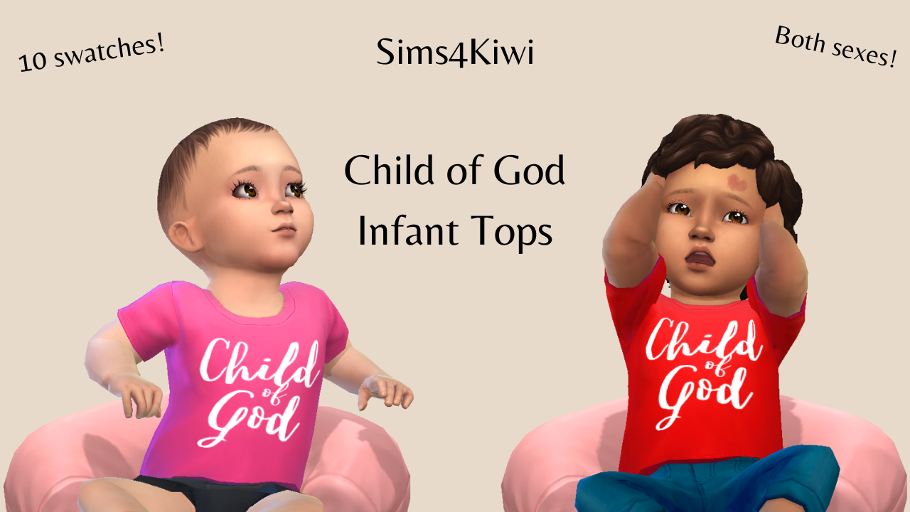 Child of God Infant top - The Sims 4 Create a Sim - CurseForge