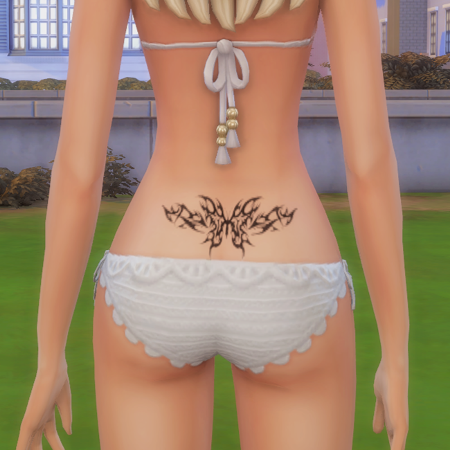 Lower back tats! - The Sims 4 Create a Sim - CurseForge