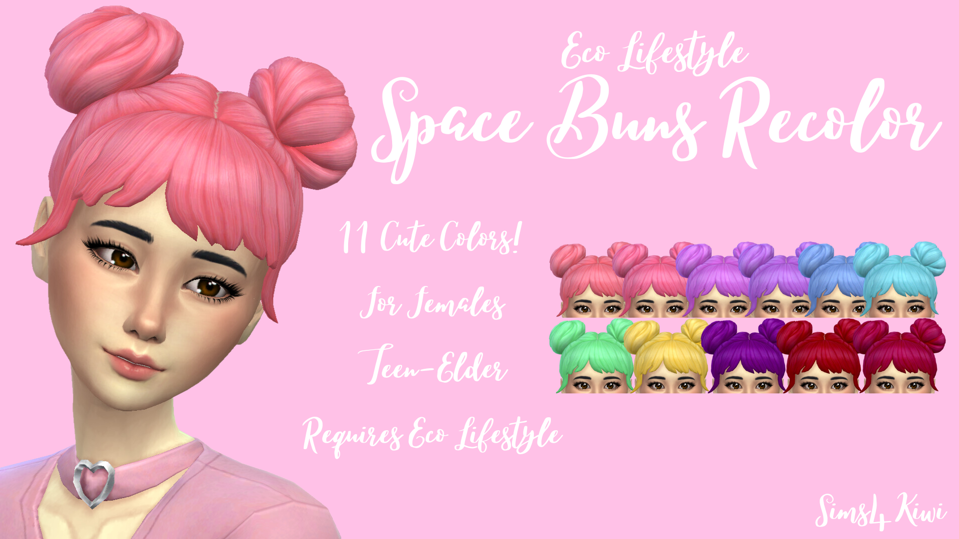 EL Space Buns Recolor - Gallery - The Sims 4 Create a Sim - CurseForge