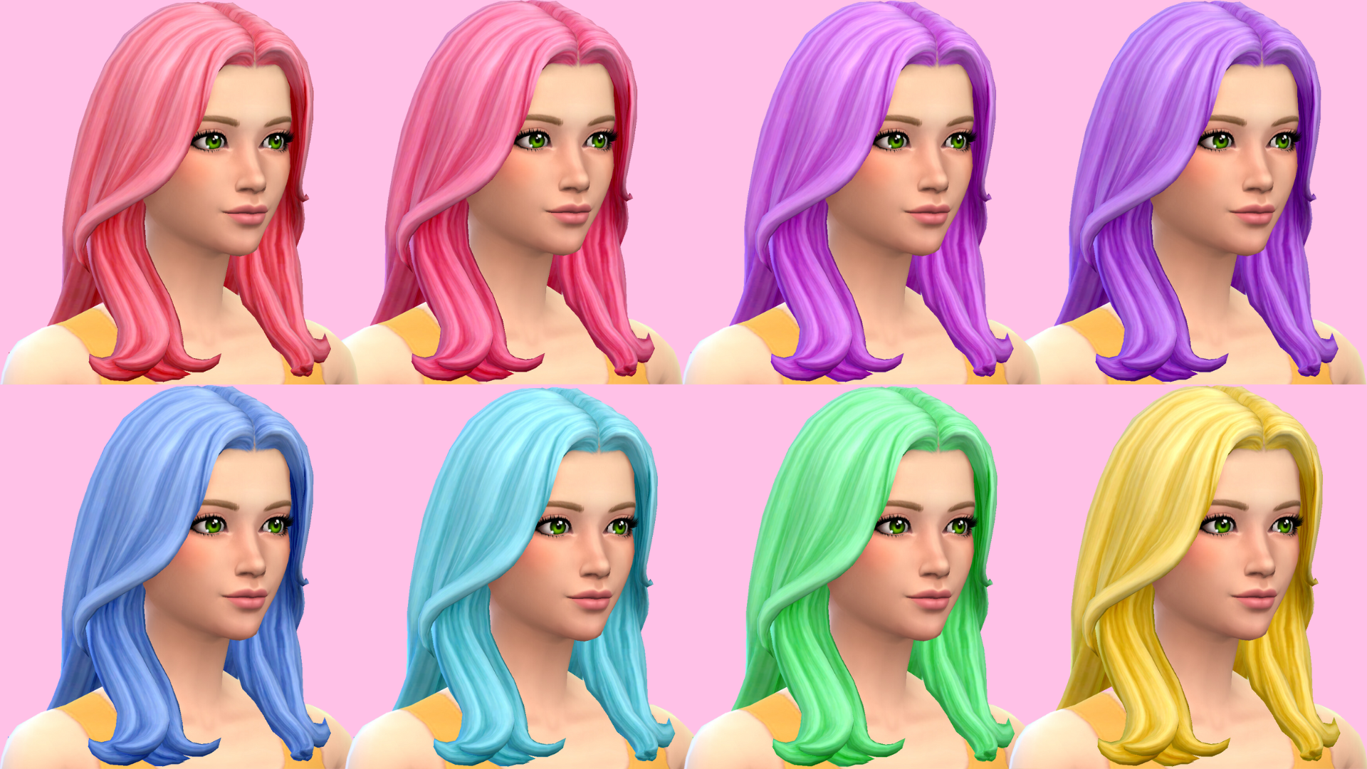 Medium Wave Recolor (Base Game) - The Sims 4 Create a Sim - CurseForge