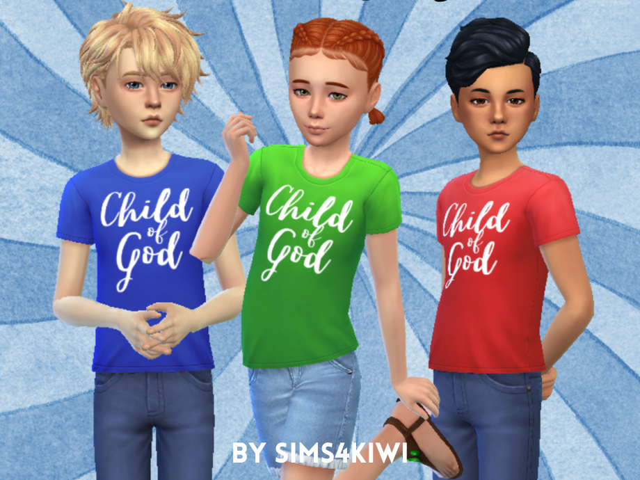 Child of God Kids Top - Gallery - The Sims 4 Create a Sim - CurseForge