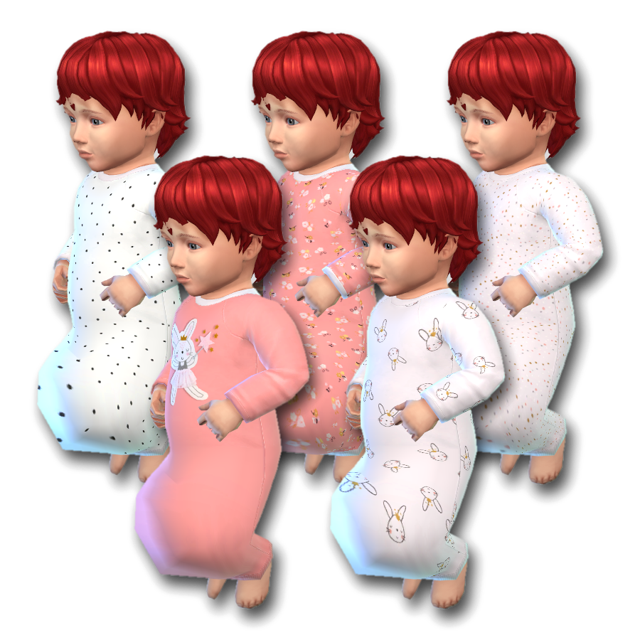 Infant Bunny Ballerina Pajamas - The Sims 4 Create a Sim - CurseForge