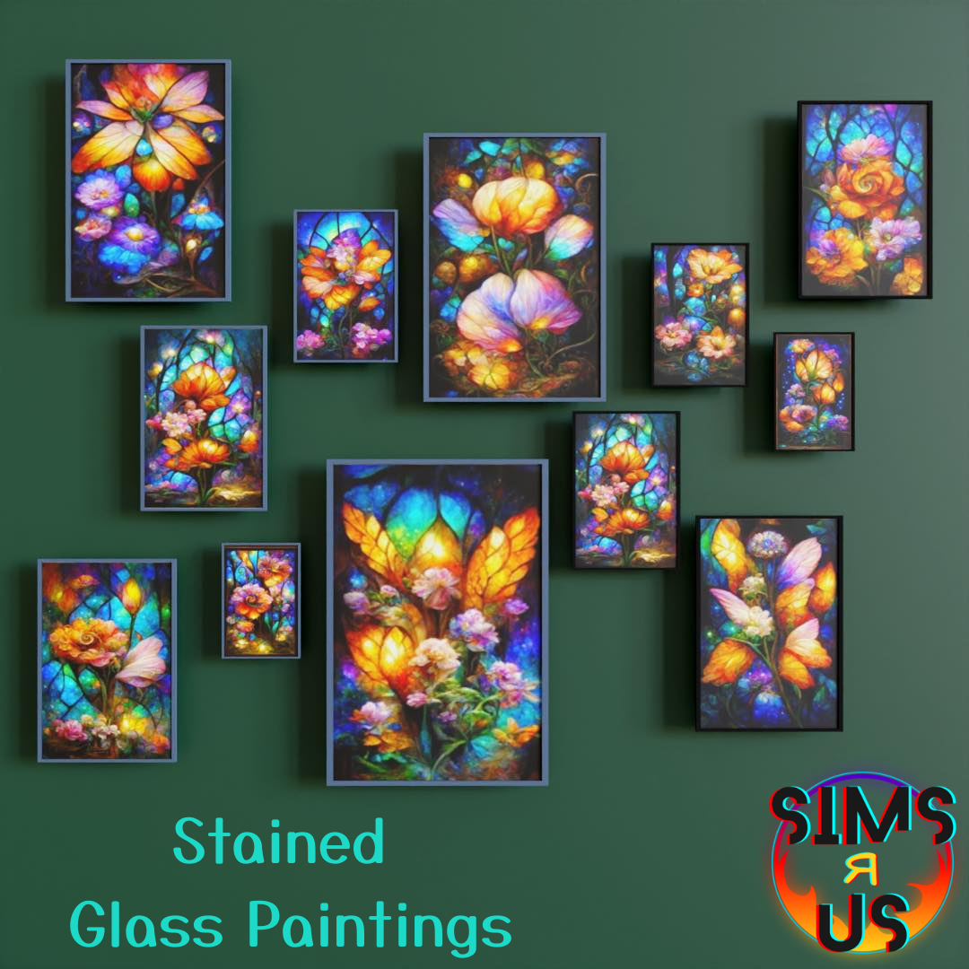 Stained Glass Paintings - Gallery - The Sims 4 Build / Buy - CurseForge