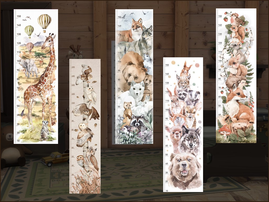 Children's growth chart #1 - Gallery - The Sims 4 Build / Buy - CurseForge