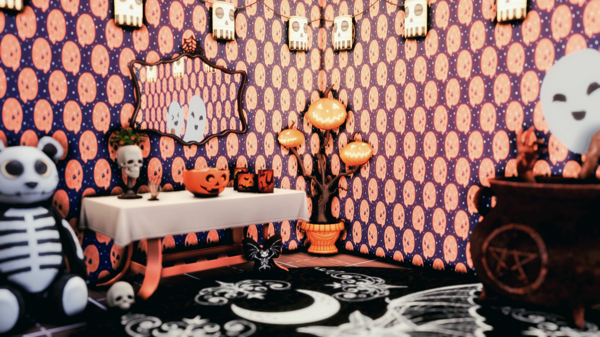 Spooky Day Walls - Gallery - The Sims 4 Build / Buy - CurseForge