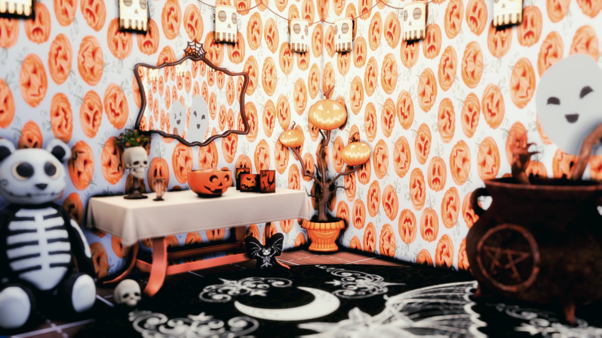 Spooky Day Walls - Gallery - The Sims 4 Build / Buy - CurseForge
