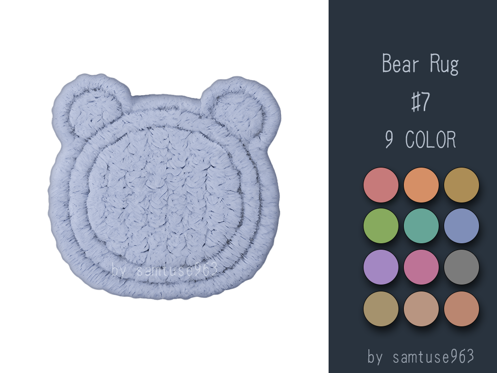 Bear Dance Rug #7 Samtuse963 - The Sims 4 Build / Buy - CurseForge