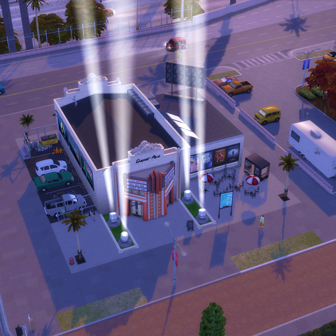 Go-Go Cinema | Del Sol Valley | Art Deco Lounge - Gallery - The Sims 4 ...