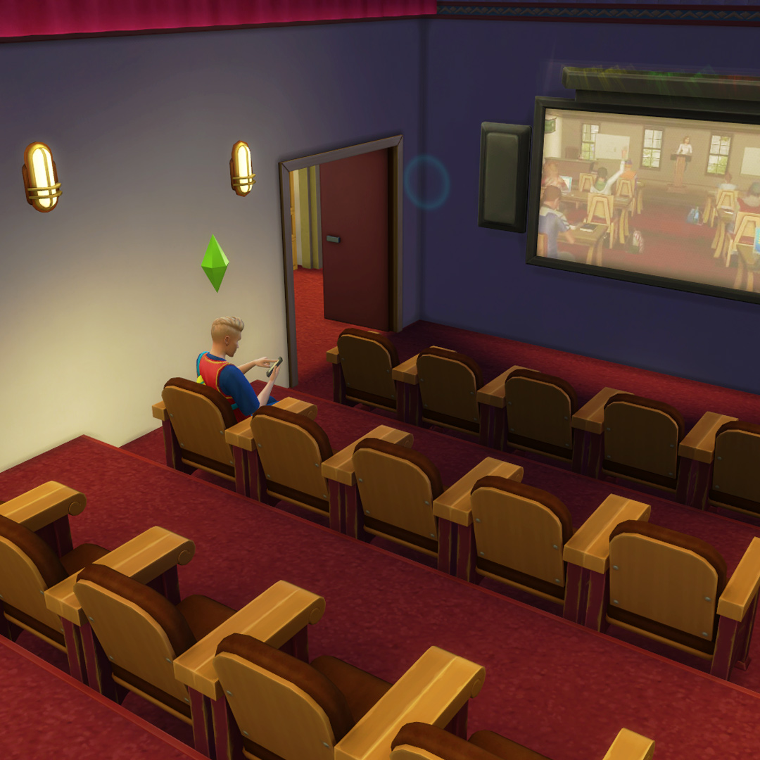 Go-Go Cinema | Del Sol Valley | Art Deco Lounge - Gallery - The Sims 4 ...