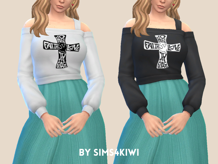 Hope Top - Gallery - The Sims 4 Create a Sim - CurseForge