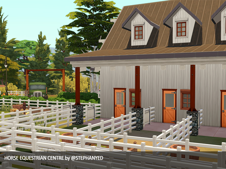 Horse Equestrian Centre (No CC) - The Sims 4 Rooms / Lots - CurseForge
