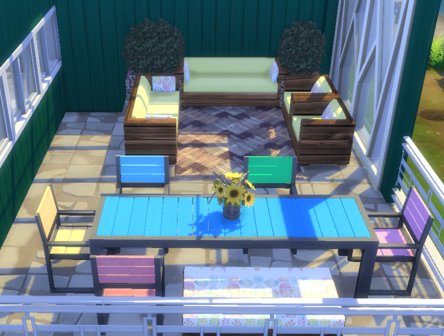 Sunny Outdoor patio set - Gallery - The Sims 4 Build / Buy - CurseForge