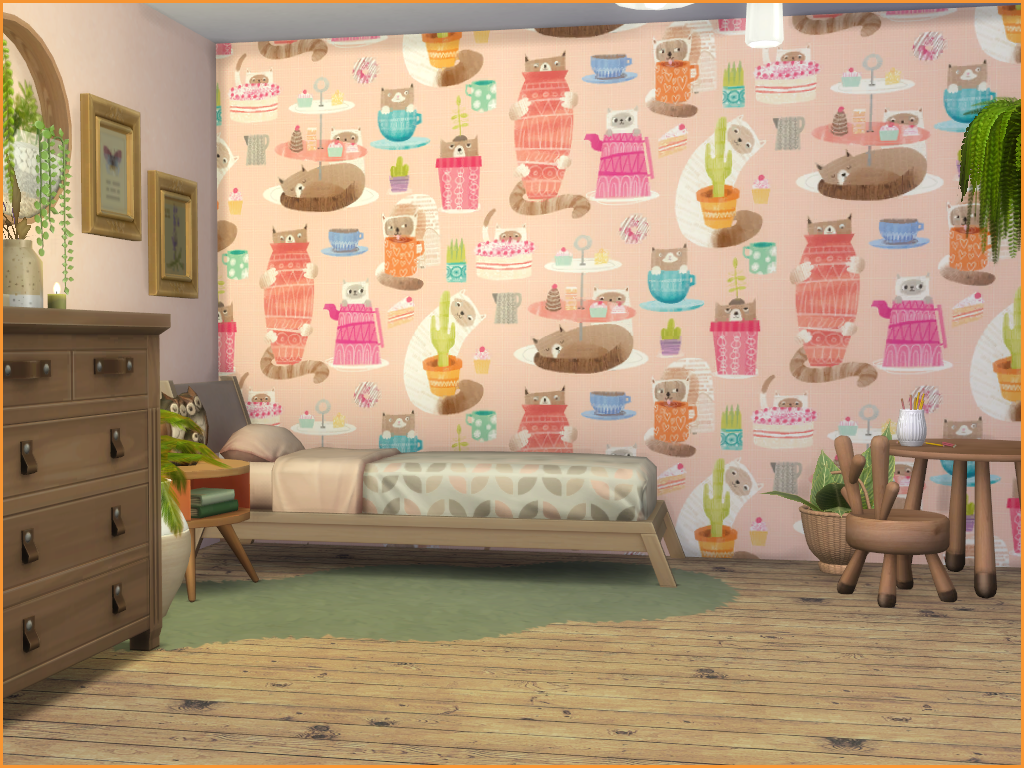 Wallpaper Kitten Kaboodle - The Sims 4 Build / Buy - CurseForge
