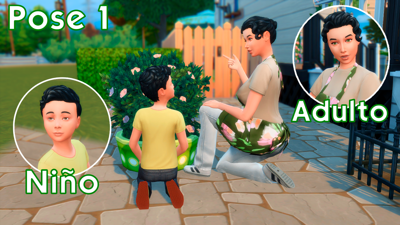 Teaching Gardening - Pose Pack - The Sims 4 Mods - CurseForge
