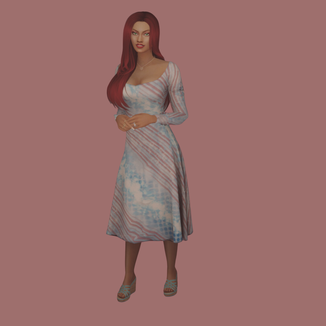 Audrea Dress - The Sims 4 Create a Sim - CurseForge