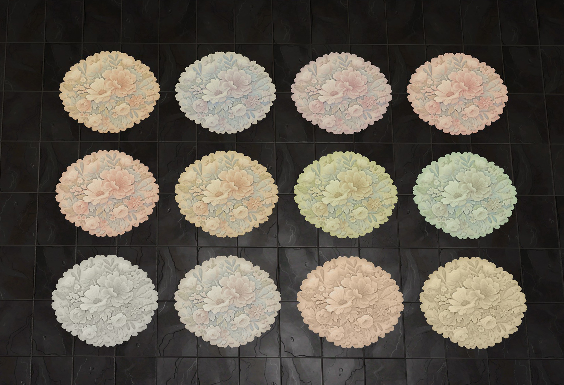 Cute Fluffy Flower Rug #12 - The Sims 4 Build / Buy - CurseForge