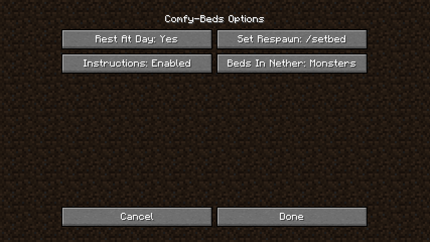 Comfy Beds - Minecraft Mods - CurseForge