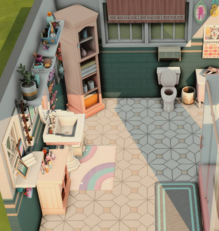 Pink bathroom NO CC - Gallery - The Sims 4 Rooms / Lots - CurseForge