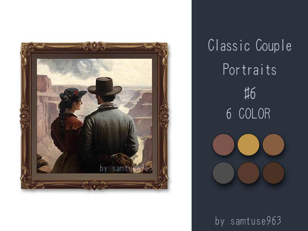 Classic Couple Portraits #6 Samtuse963 - The Sims 4 Build / Buy ...
