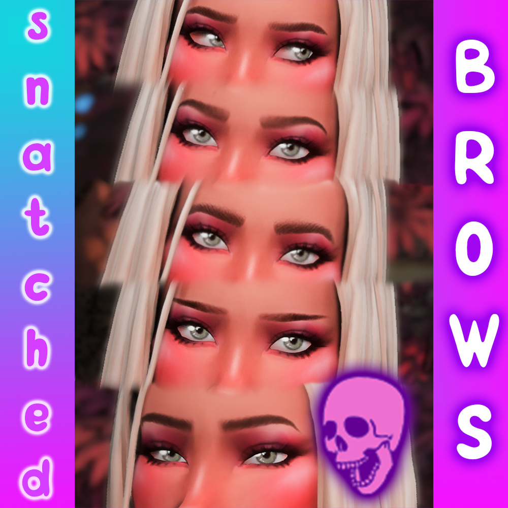 Snatched - an eyebrow set - The Sims 4 Create a Sim - CurseForge