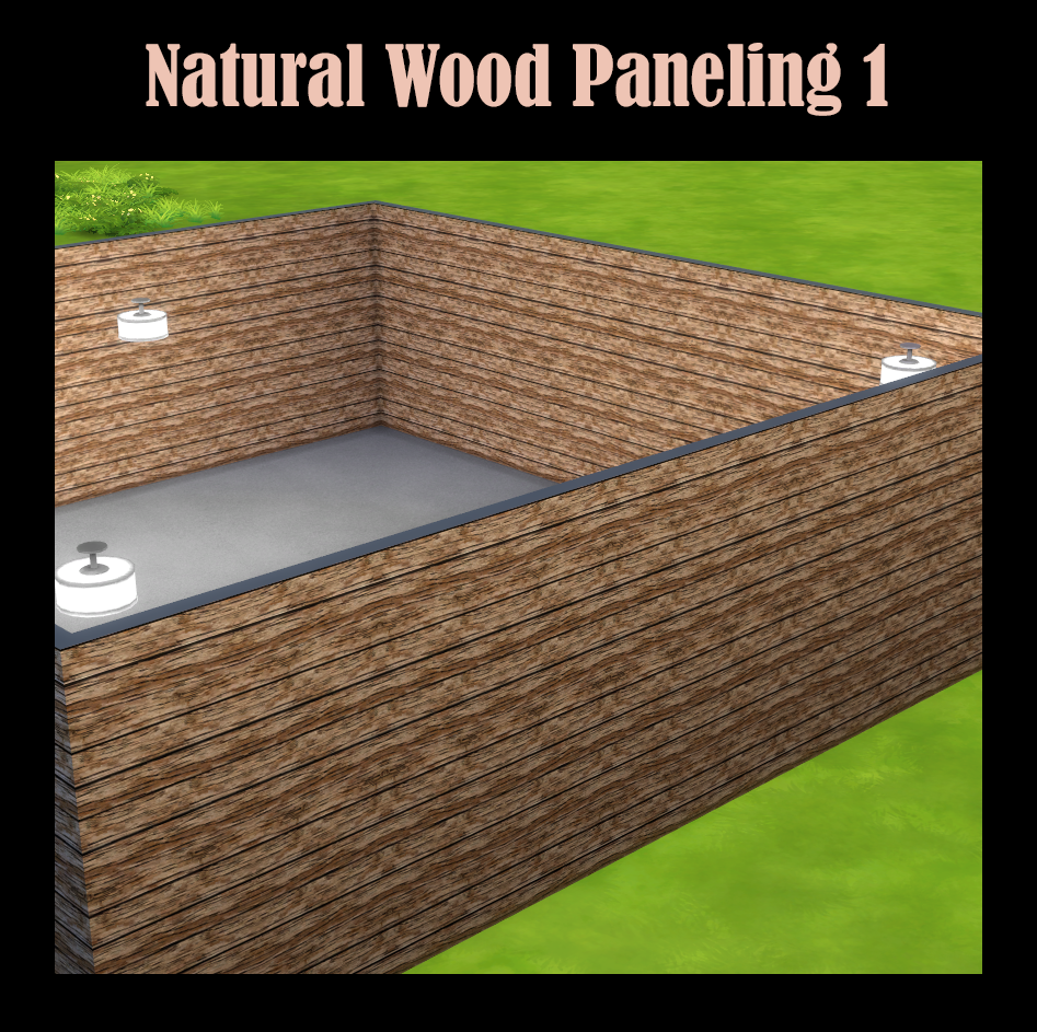 Natural Wood Paneling 1 - The Sims 4 Build / Buy - CurseForge