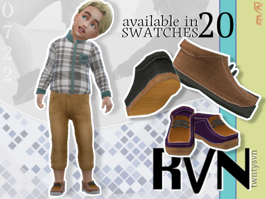 Toddlers Formal Slip-on Loafer Shoes (Boys) - The Sims 4 Create a Sim ...