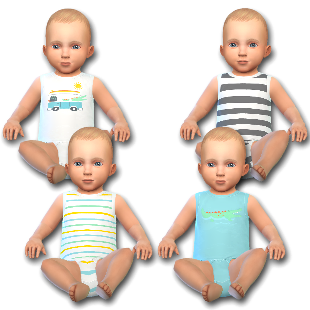 Infant Later Gator Onesie - Gallery - The Sims 4 Create a Sim - CurseForge