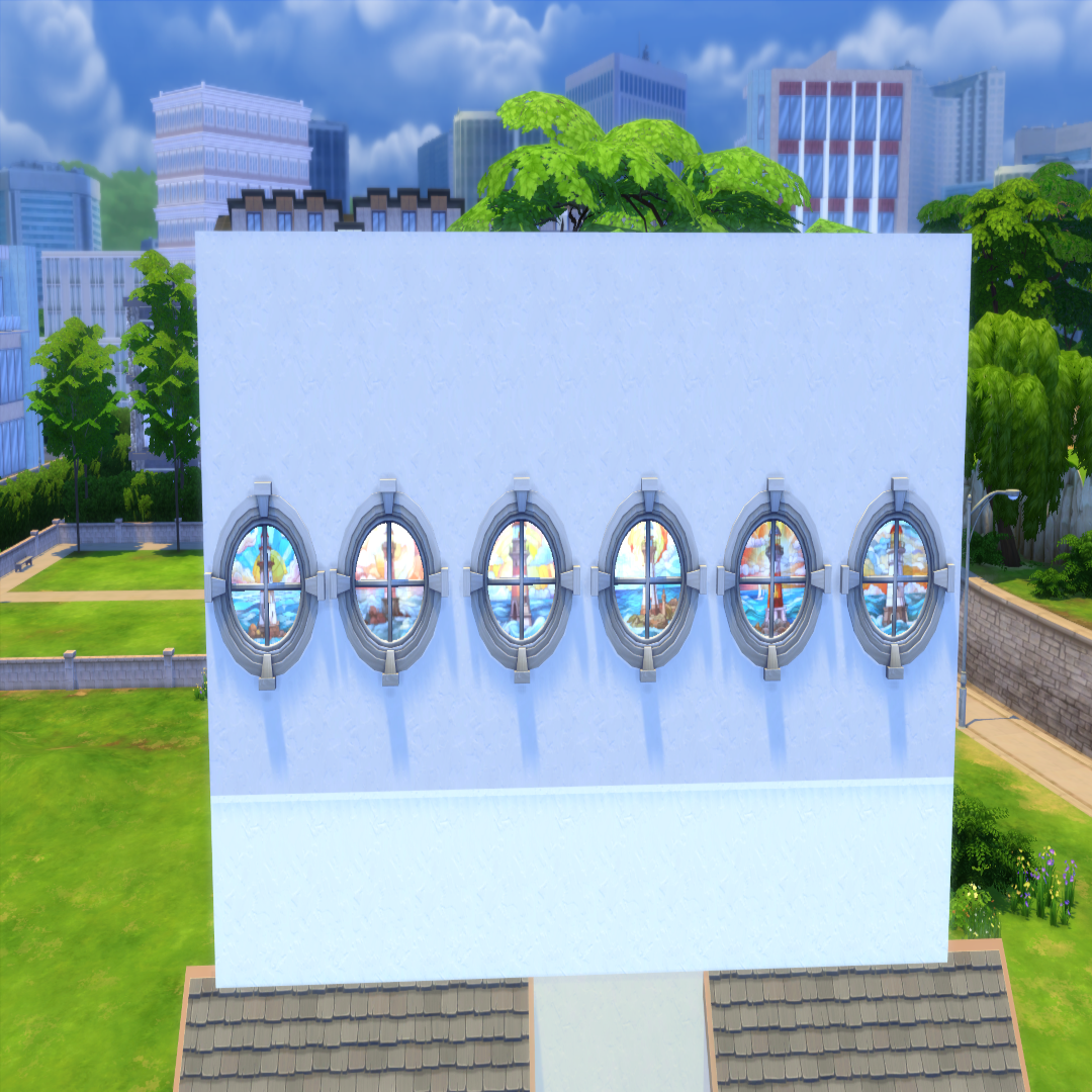 Lighthouse Stained glass Windows - Gallery - The Sims 4 Build / Buy ...