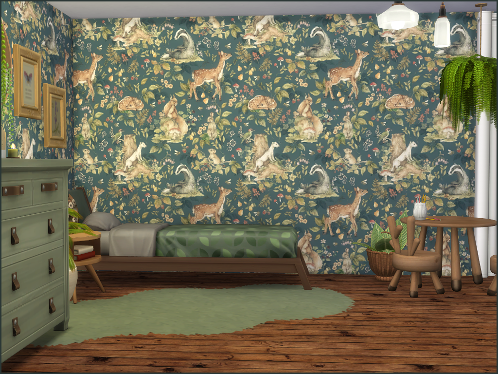 Wallpaper Forest Animals - The Sims 4 Build / Buy - CurseForge