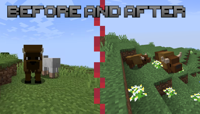 bison(cow) - Gallery - Minecraft Resource Packs - CurseForge