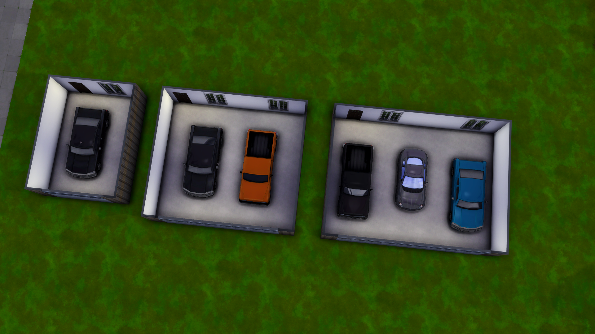 Set of Garages | Queen's Night Life Series - Gallery - The Sims 4 Rooms ...