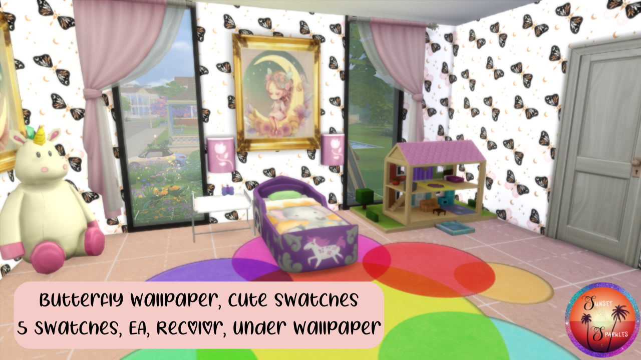 Butterfly Wallpaper - Gallery - The Sims 4 Build / Buy - CurseForge