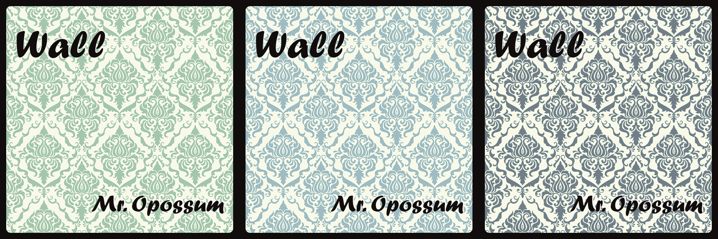 Mr.Opossum monogram ornament walls - Gallery - The Sims 4 Build / Buy ...