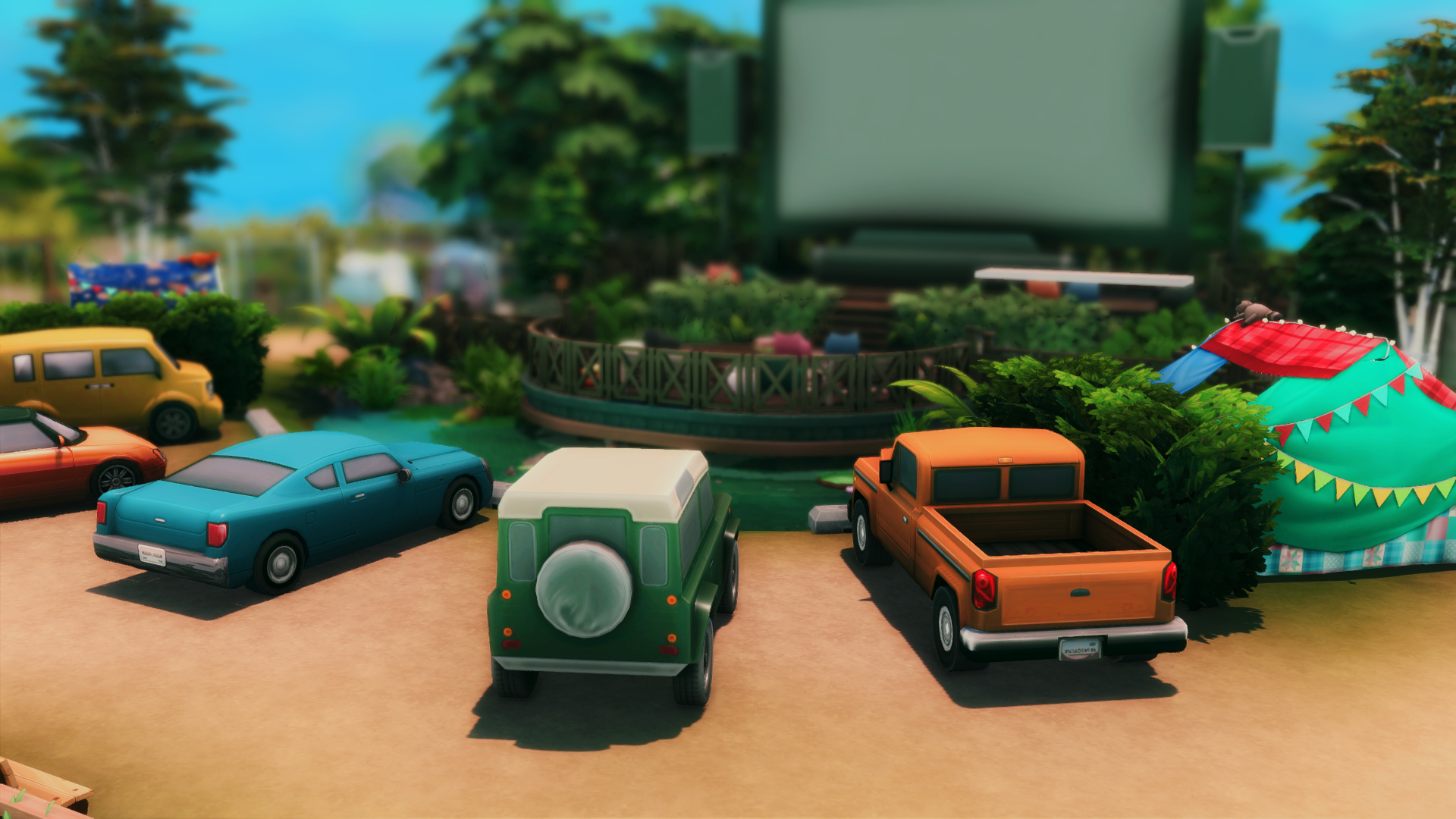 Outdoor Cinema - Gallery - The Sims 4 Build / Buy - CurseForge