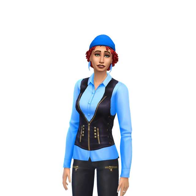 Retro Leather fun outfit - Gallery - The Sims 4 Create a Sim - CurseForge
