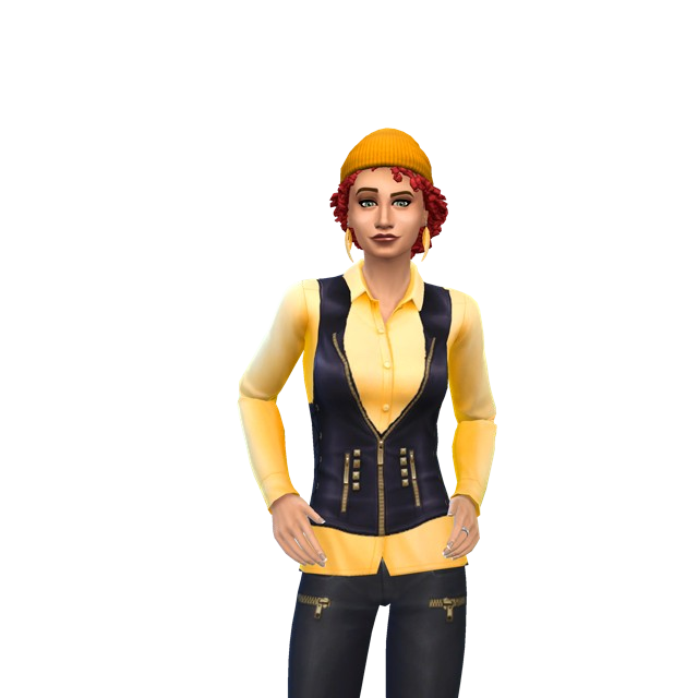 Retro Leather fun outfit - Gallery - The Sims 4 Create a Sim - CurseForge