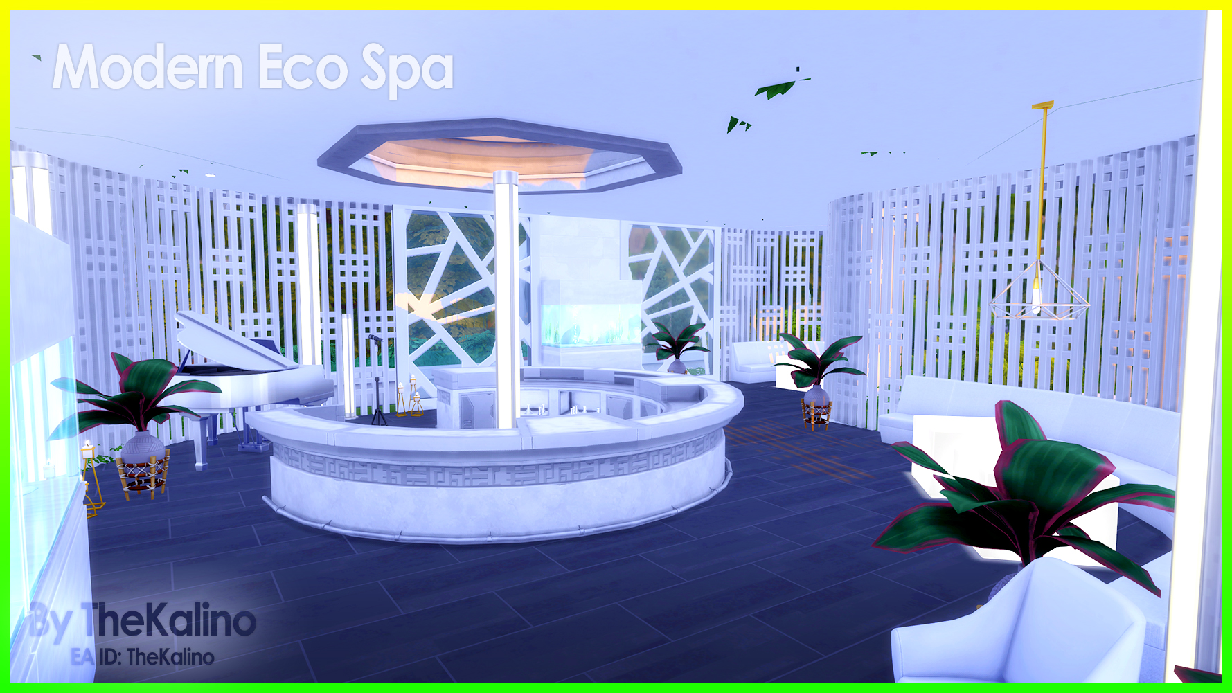 Modern Eco Spa - The Sims 4 Rooms / Lots - CurseForge