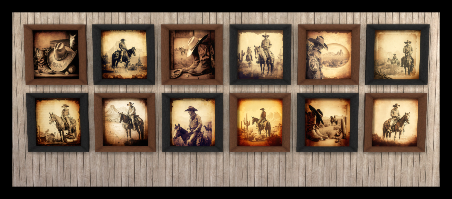 Vintage Western Paintings - Screenshots - The Sims 4 Build / Buy - CurseForge