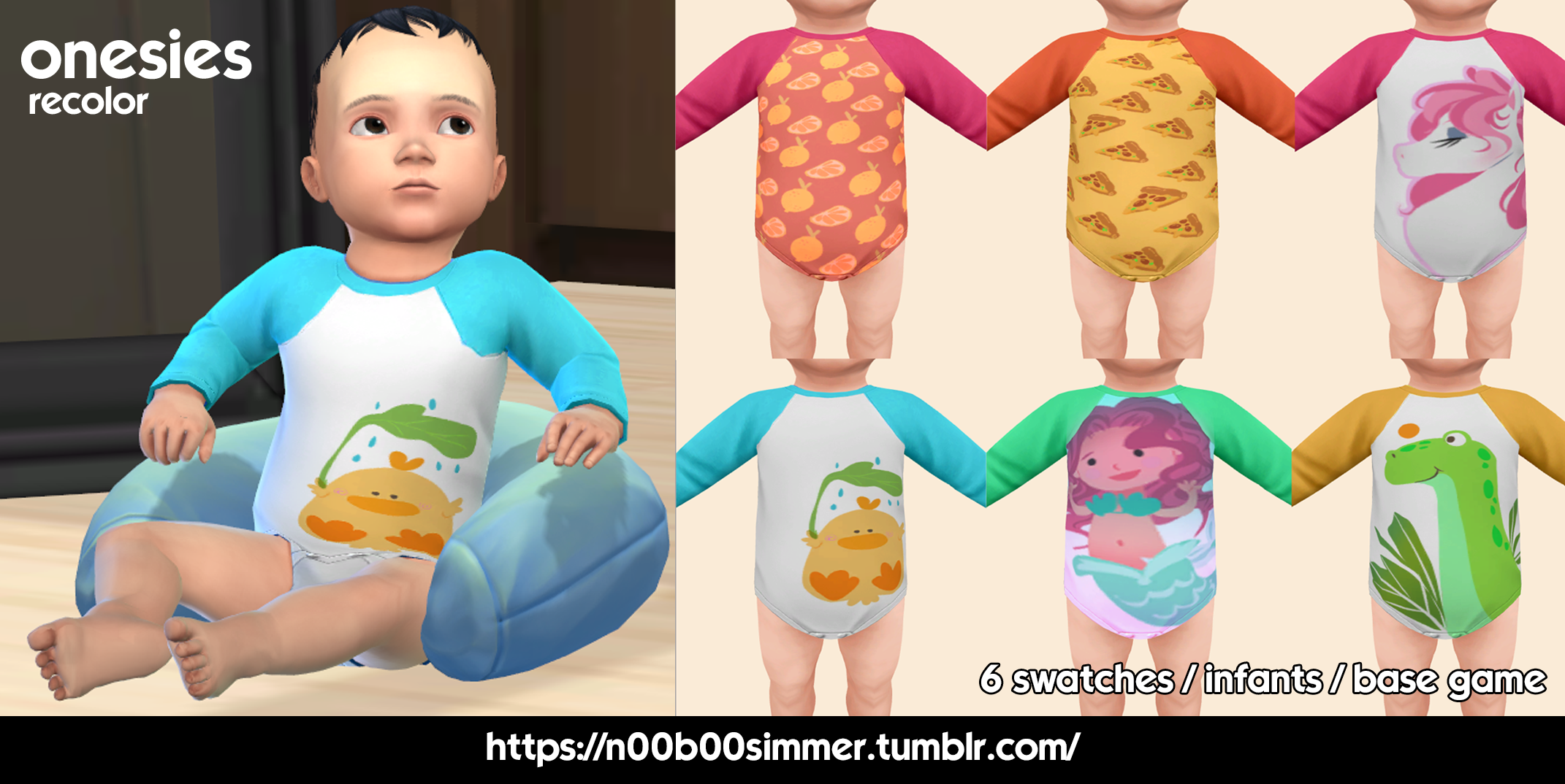 Onesies Recolor - Gallery - The Sims 4 Create a Sim - CurseForge